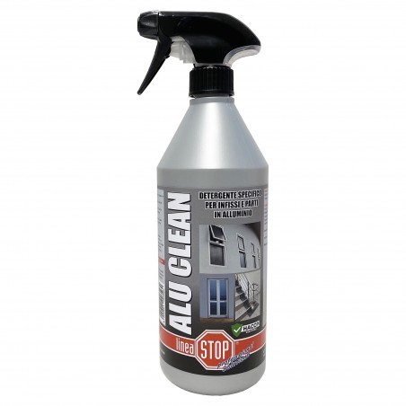 Detergente Alu Clean per la pulizia degli infissi in alluminio da 750 ml
