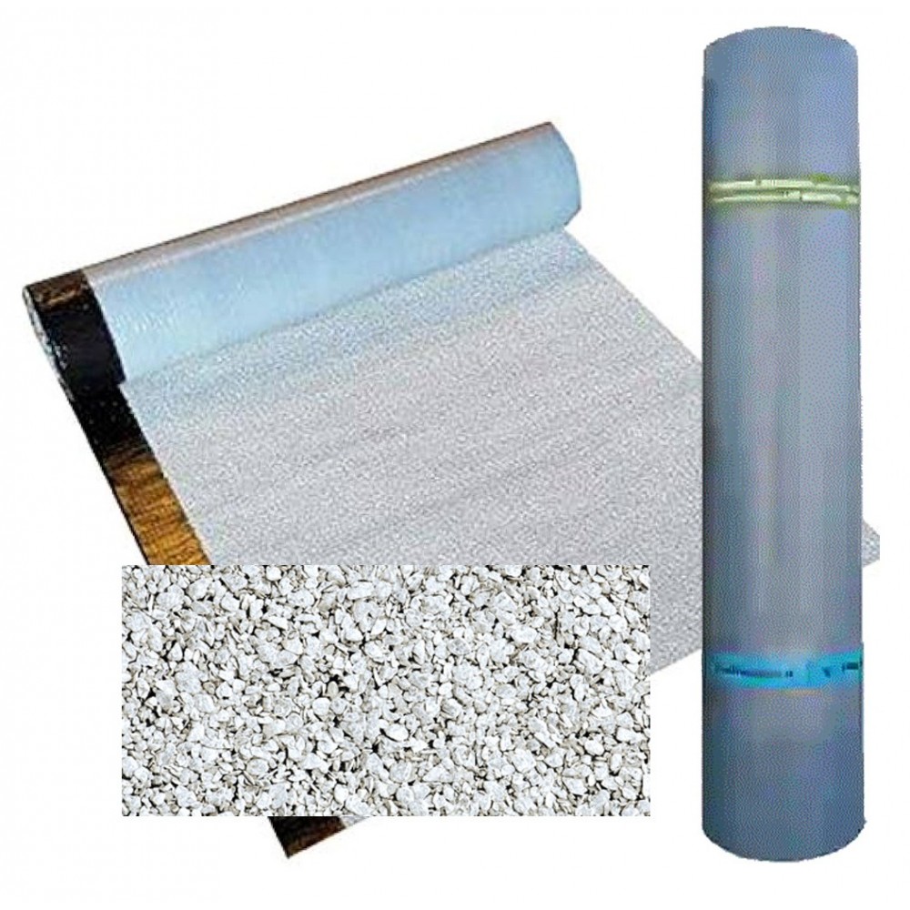 Guaina Bituminosa Adesiva Nera 2 mm rotolo da 15mq impermeabilizzante tetto